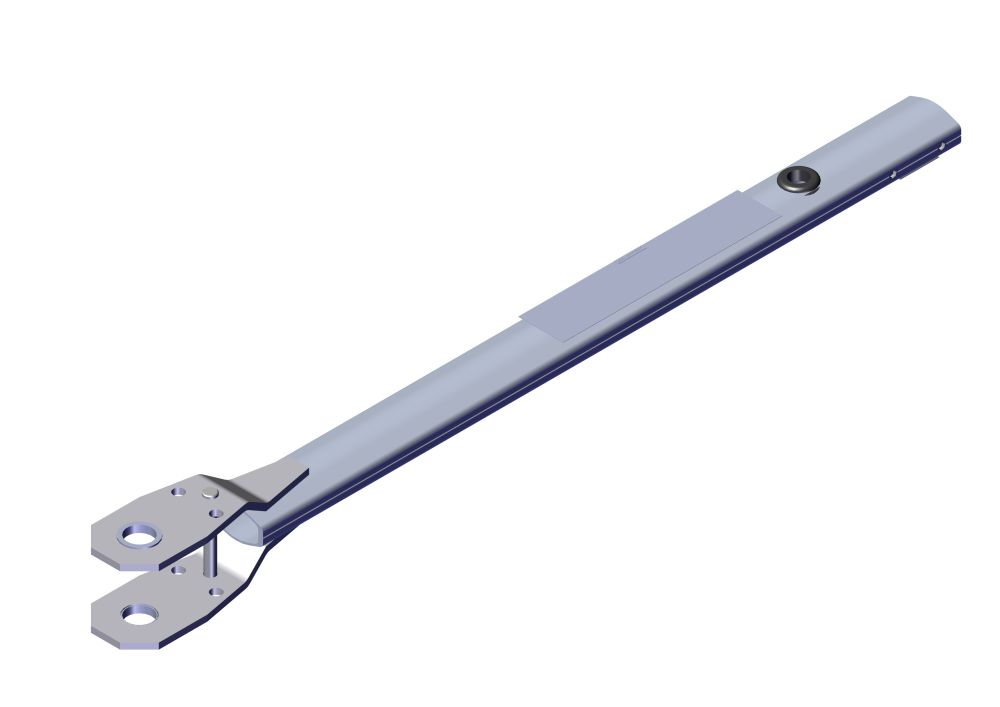 Pivot Tube Long Base w/ Side Plates & Set Screws